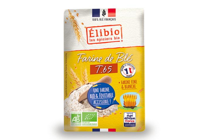 Farine de Blé T65 1Kg | Produit bio | Léopold