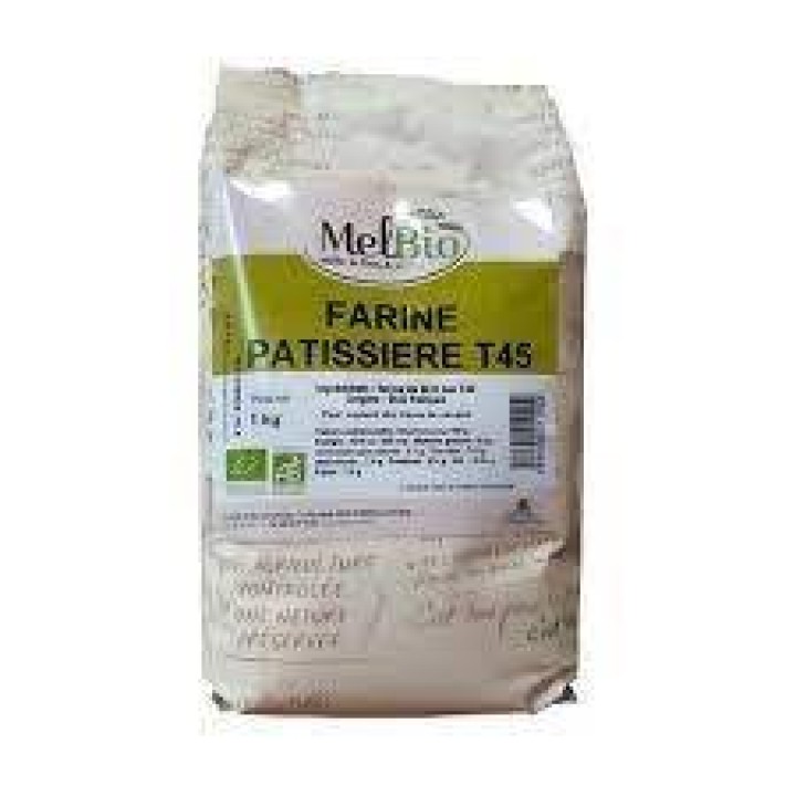 Farine de blé T45 1kg | Produit bio | Léopold