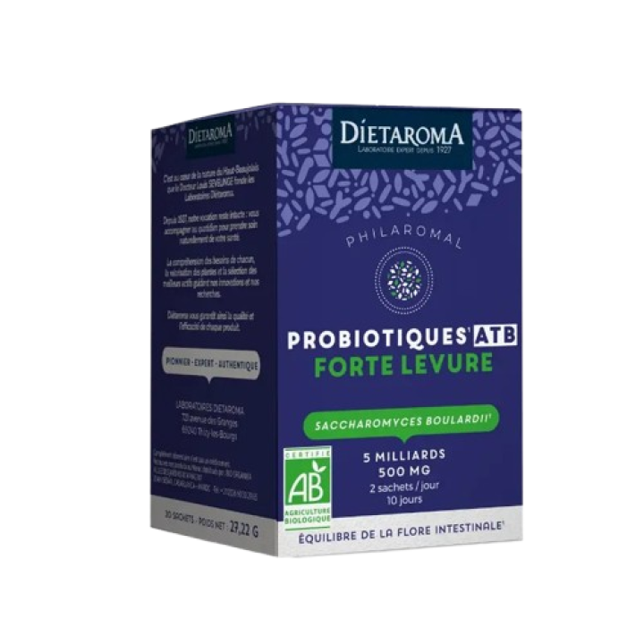 Probiotiques ATB Forte levure x20 | Produit bio | Léopold